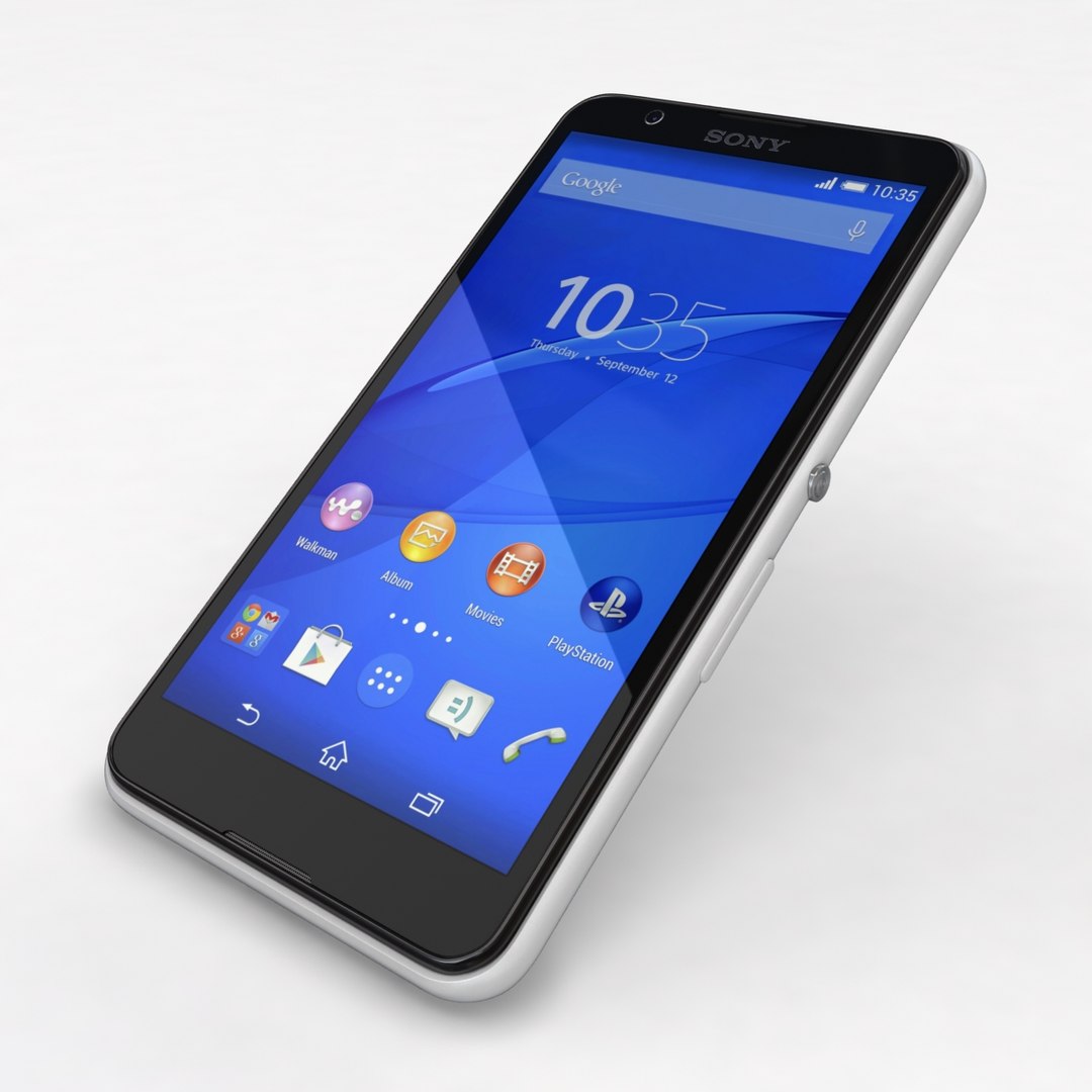 sony xperia e4 dual 3d model