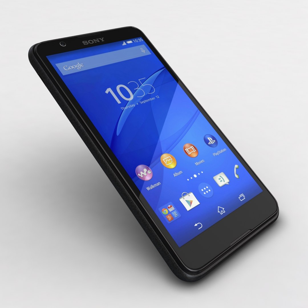 sony xperia e4 dual 3d model