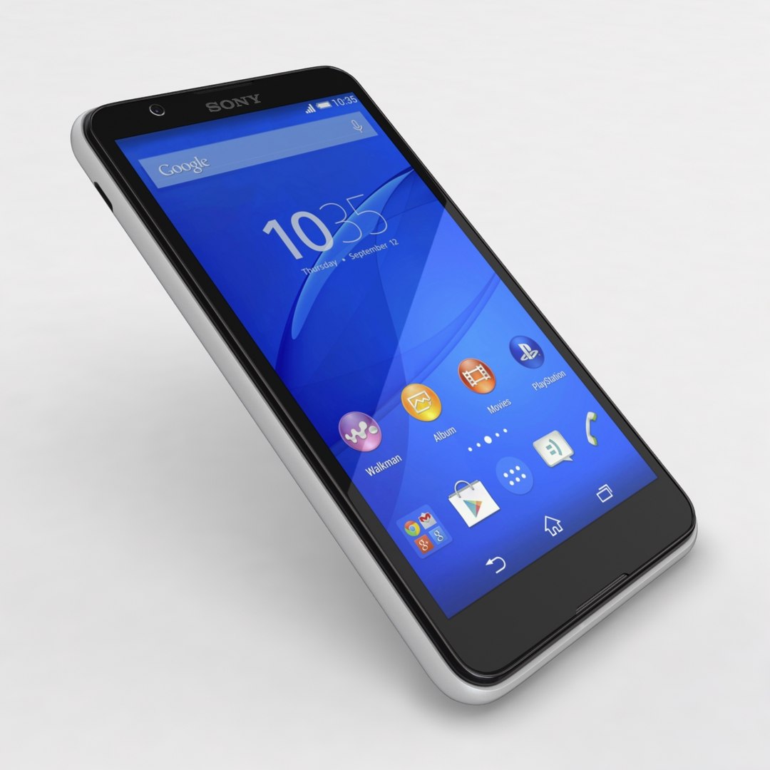 sony xperia e4 dual 3d model