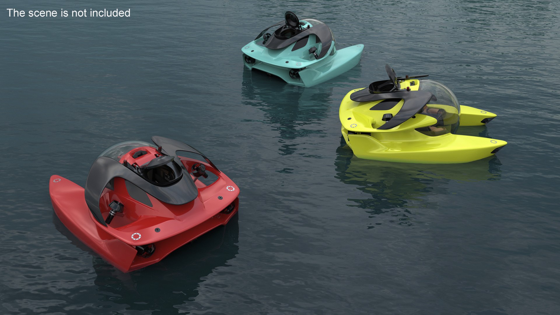 3D Luxurious Personal Submarine Ocean Rigged - TurboSquid 2297141