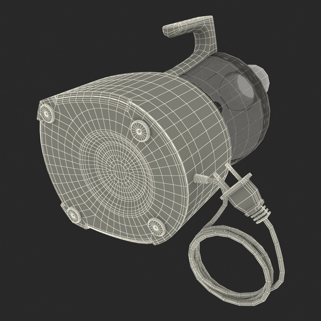 Food Processor Modeled 3d C4d
