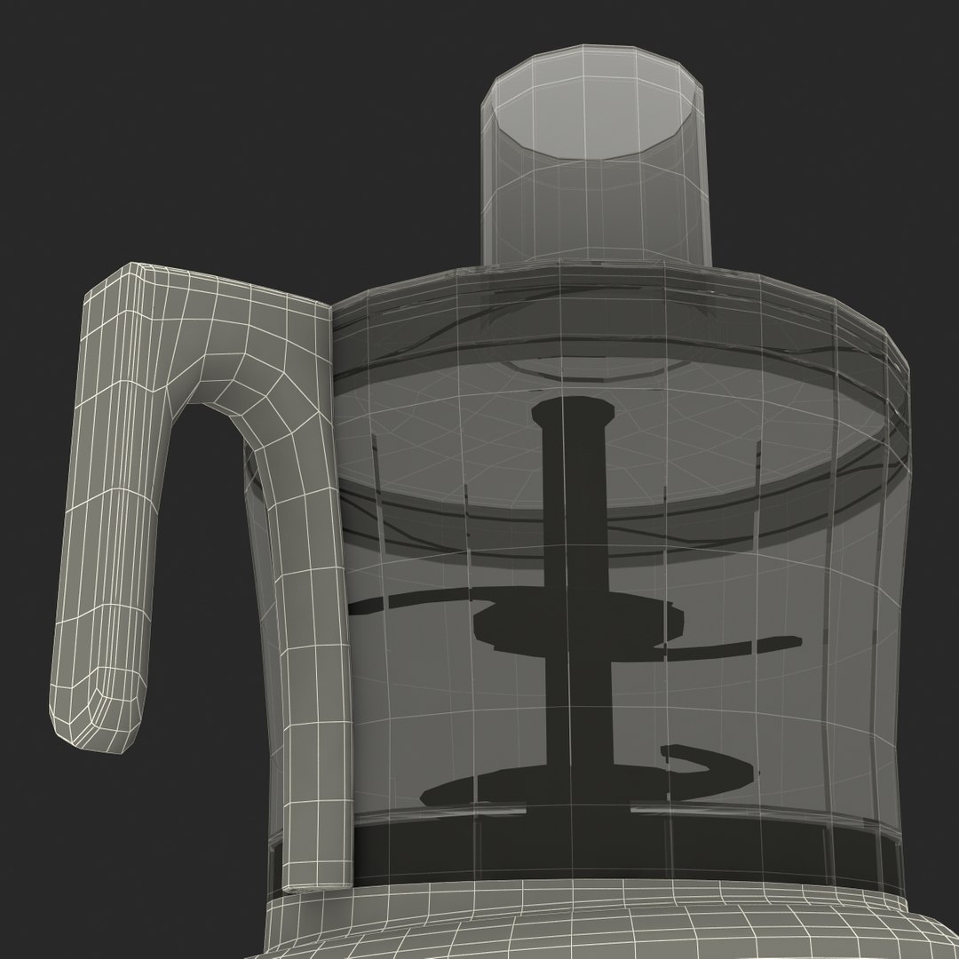 Food Processor Modeled 3d C4d