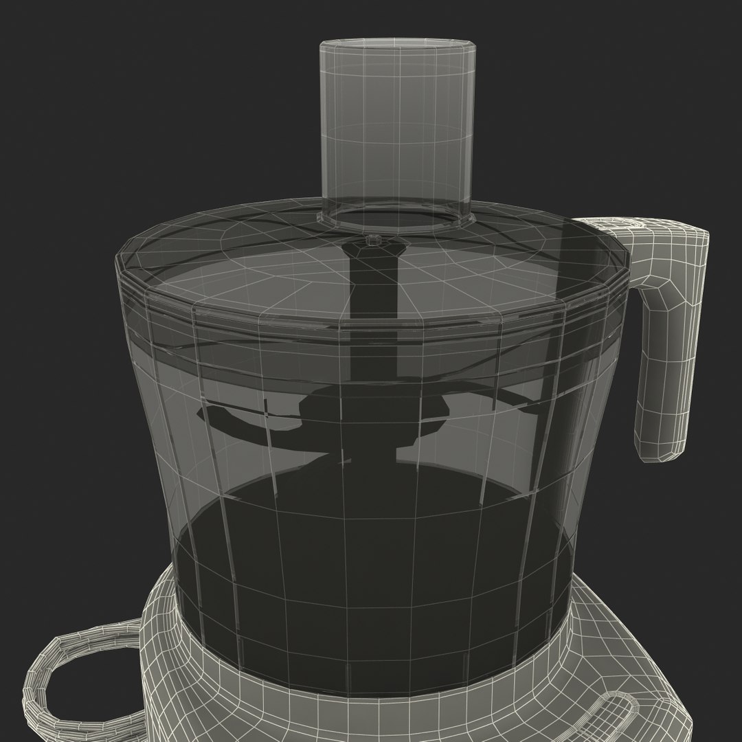 Food Processor Modeled 3d C4d