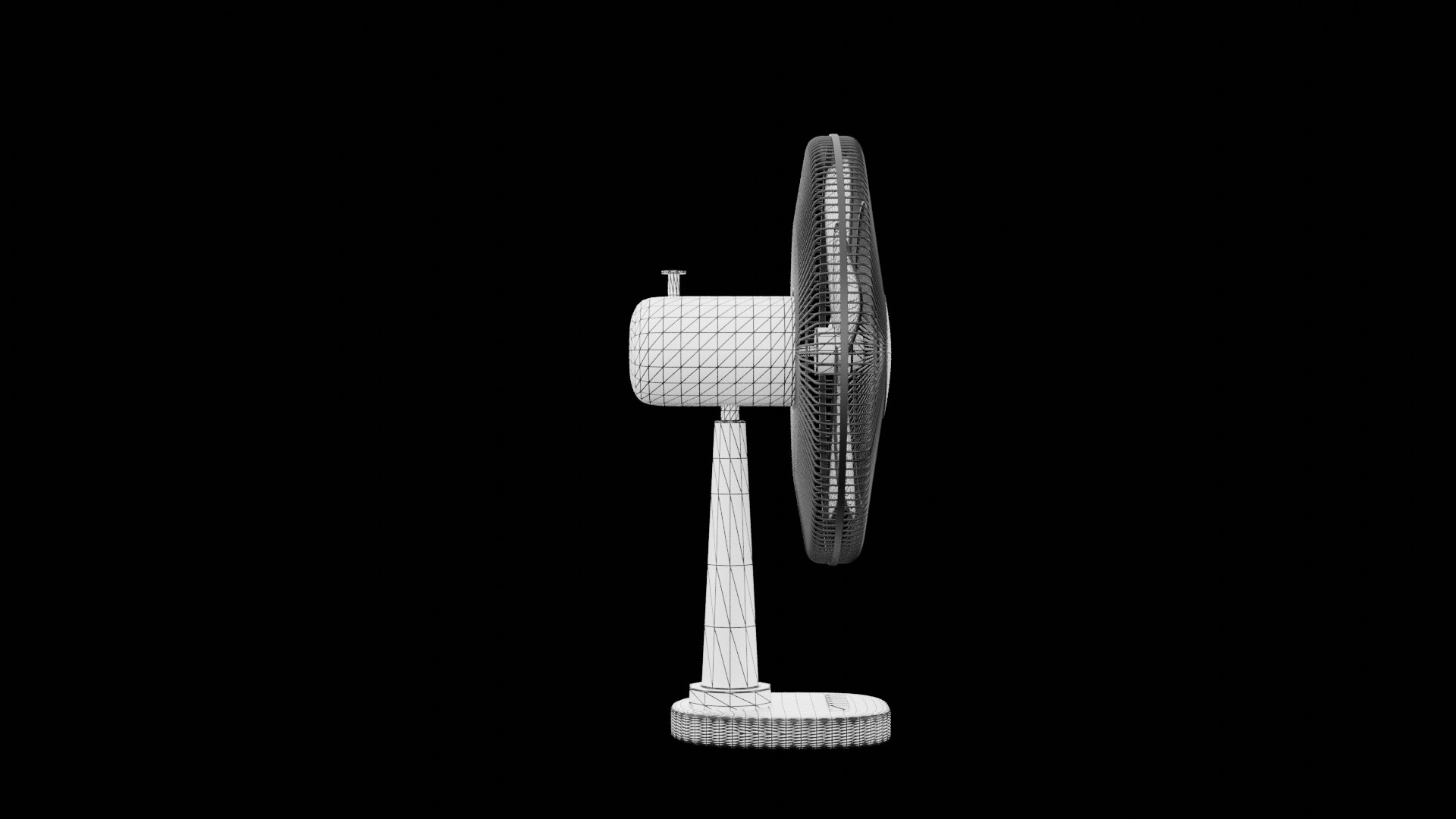 Table Fan Animated 3D Model 3D Model - TurboSquid 2248267