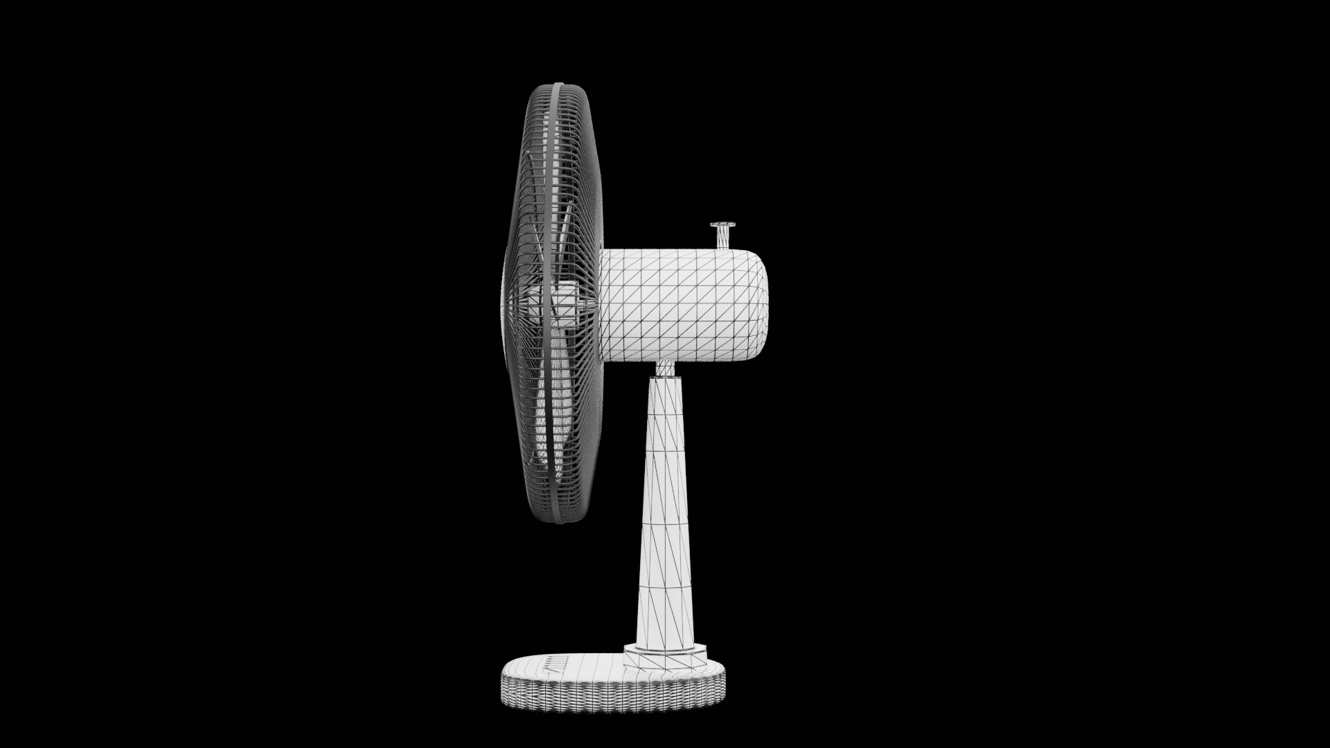 Table Fan Animated 3D Model 3D Model - TurboSquid 2248267