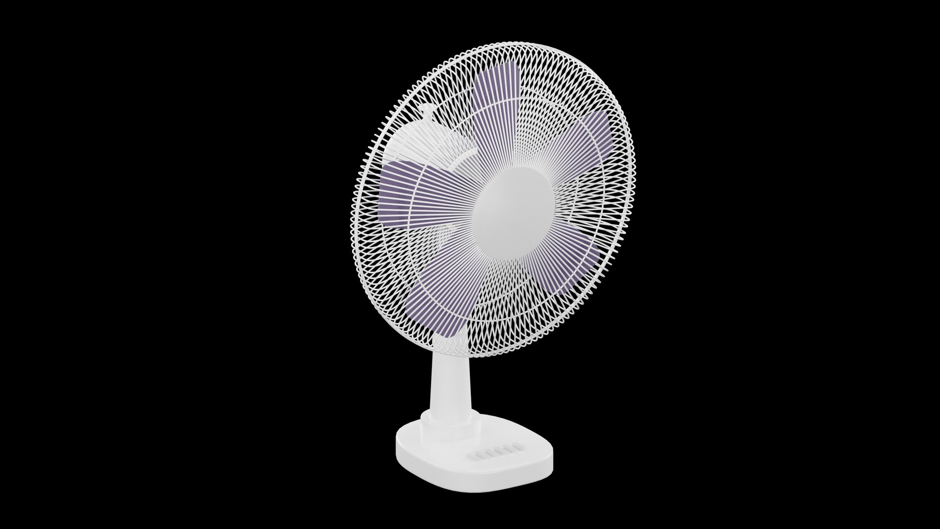 Table Fan Animated 3D Model 3D Model - TurboSquid 2248267