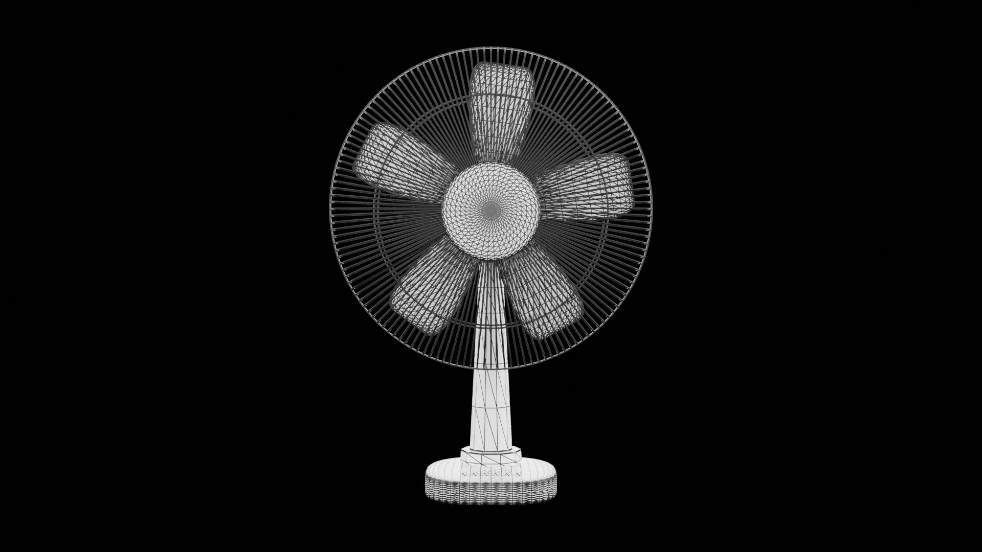 Table Fan Animated 3D Model 3D Model - TurboSquid 2248267