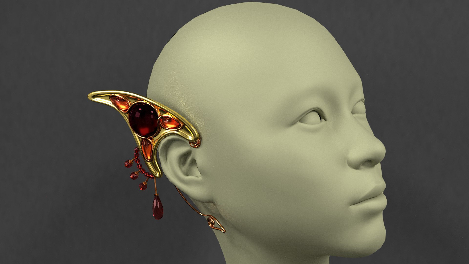 3D Model Ear Cuffs - TurboSquid 1815805