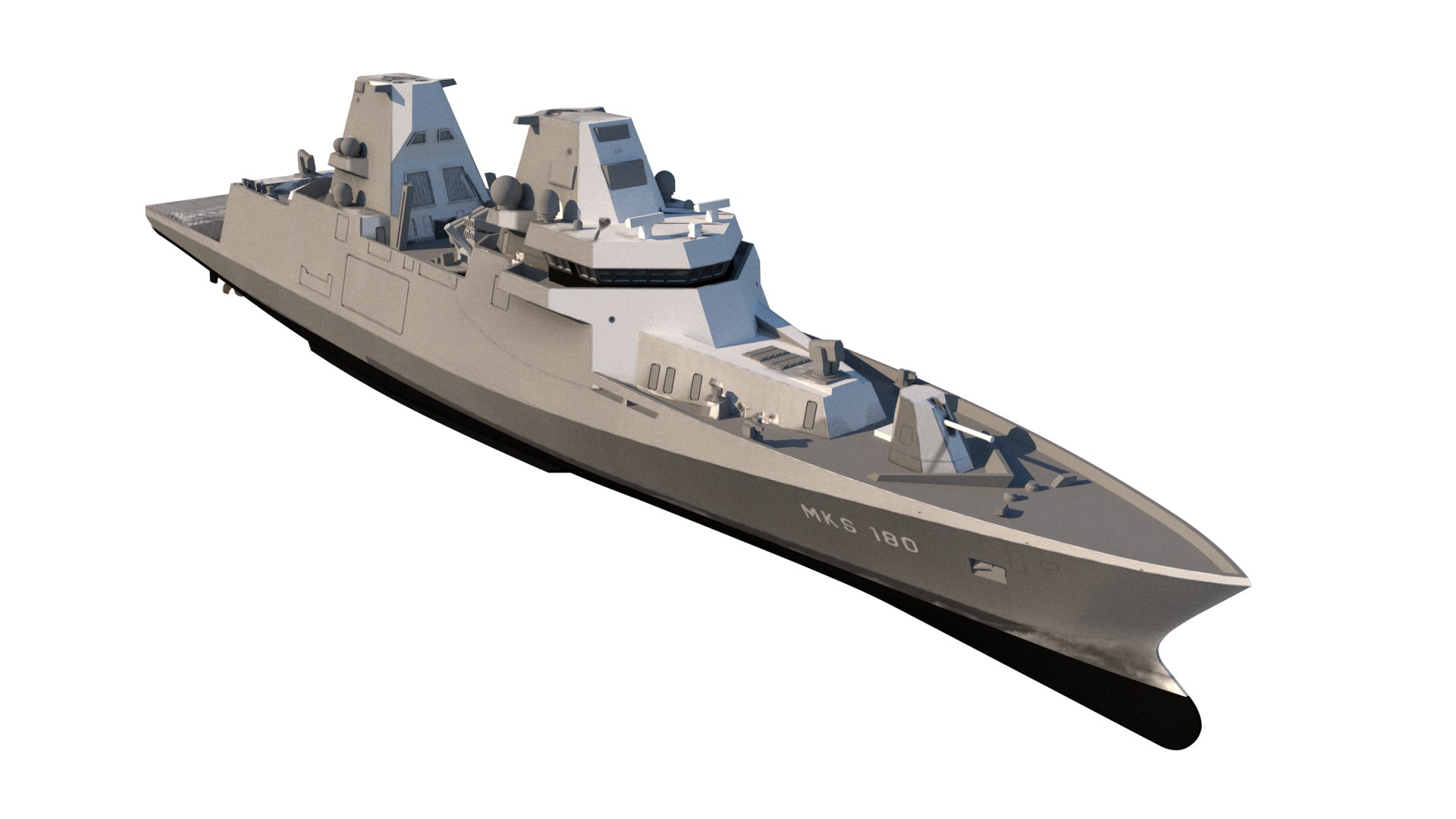 3D Model Mks 180 - TurboSquid 1669384