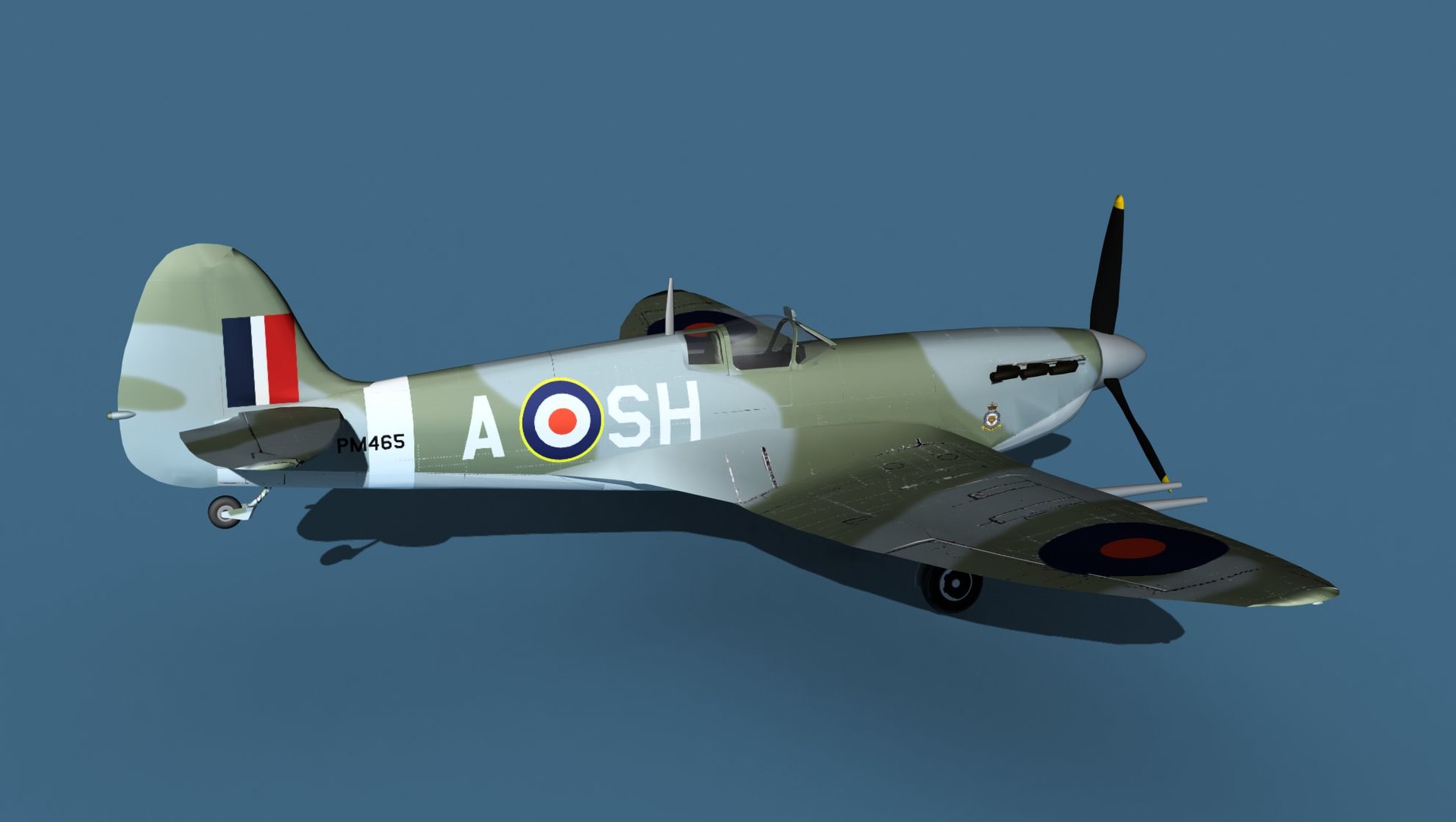 Supermarine Spitfire MkVI V01 3D Model - TurboSquid 1925147