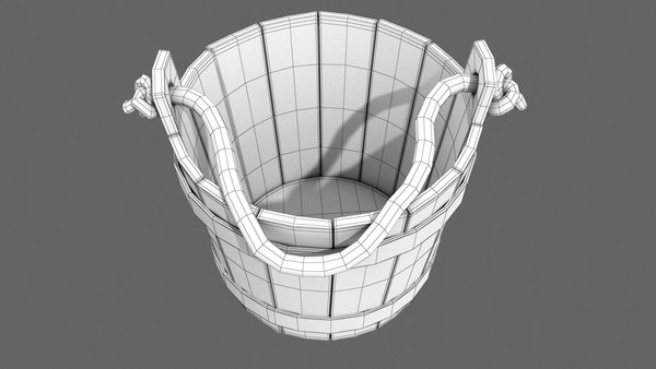 中世のバケツ 8K PBR テクスチャ3Dモデル - TurboSquid 2005220