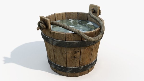 modelo 3d Medieval Bucket 8K PBR Textures - TurboSquid 2005220