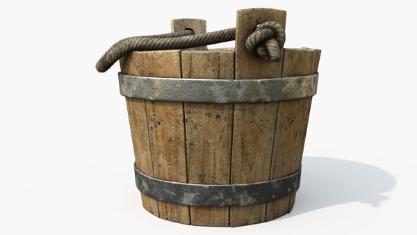 modelo 3d Medieval Bucket 8K PBR Textures - TurboSquid 2005220