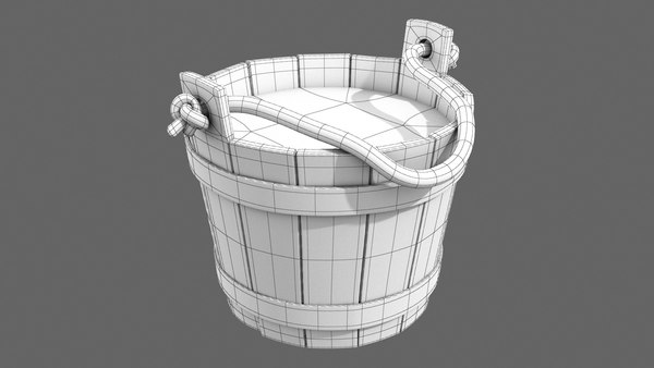 中世のバケツ 8K PBR テクスチャ3Dモデル - TurboSquid 2005220