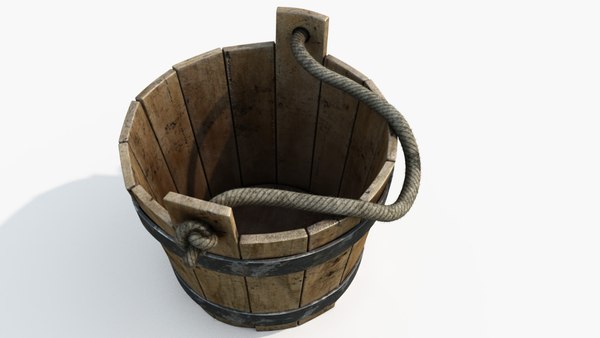 modelo 3d Medieval Bucket 8K PBR Textures - TurboSquid 2005220