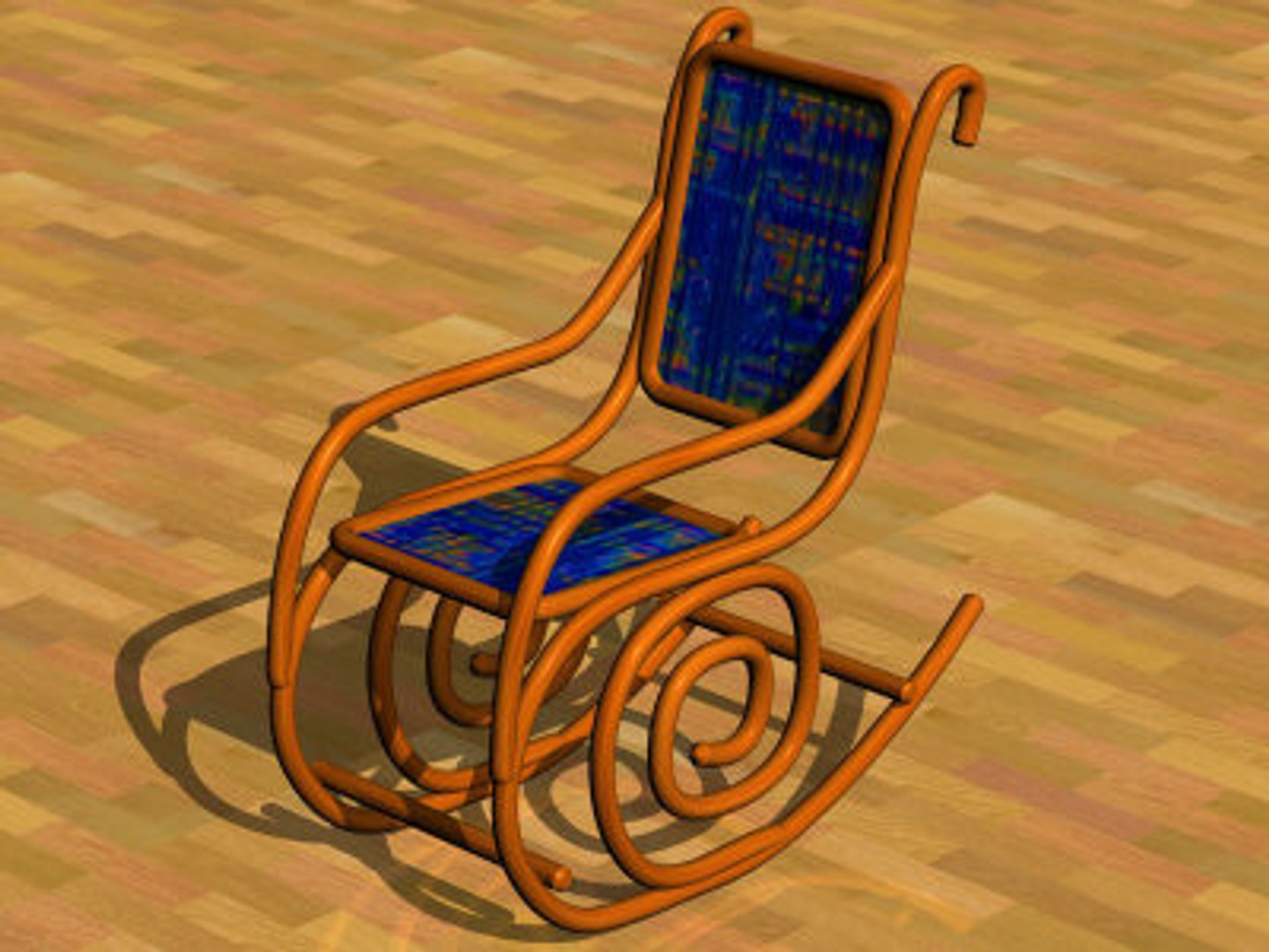 rocking-chair chair c4d