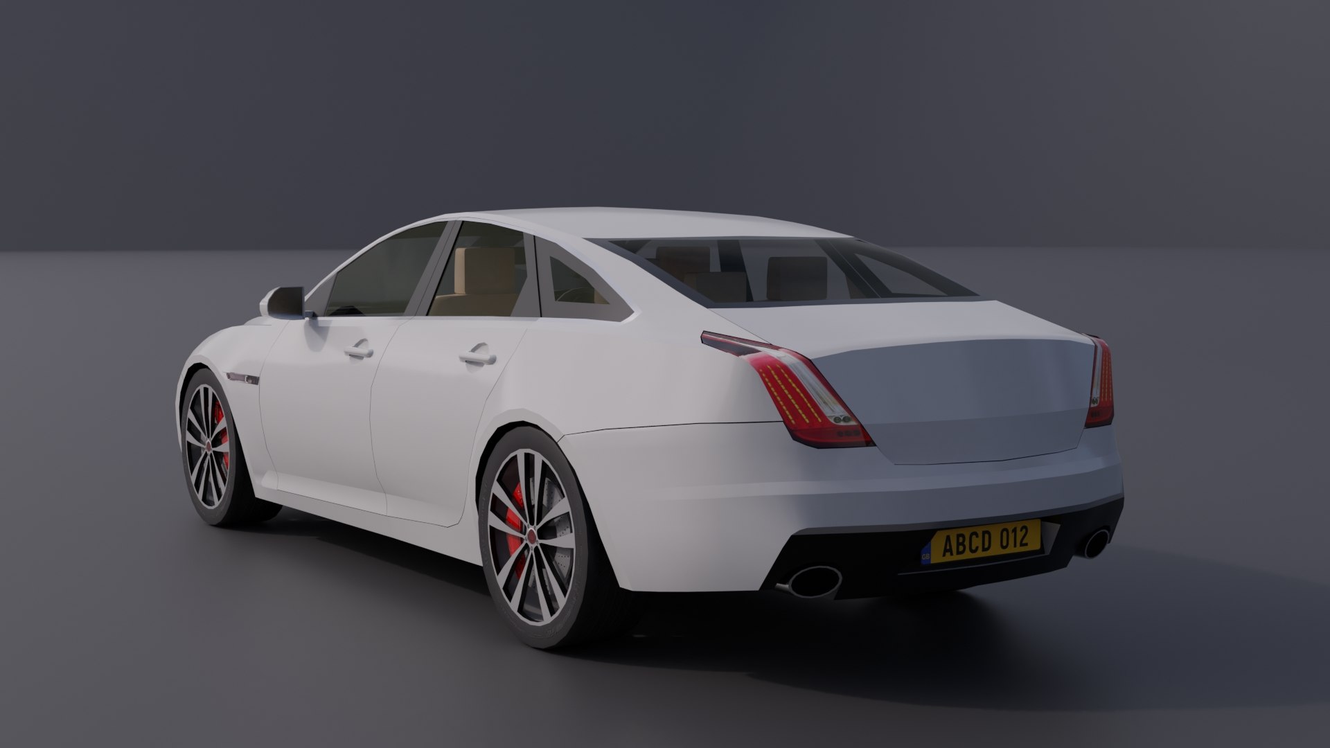 Generic Luxury Sedan Model - TurboSquid 1833185