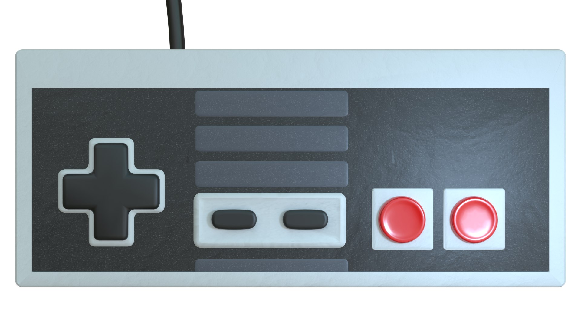 NES Controller 3D Model - TurboSquid 1897527