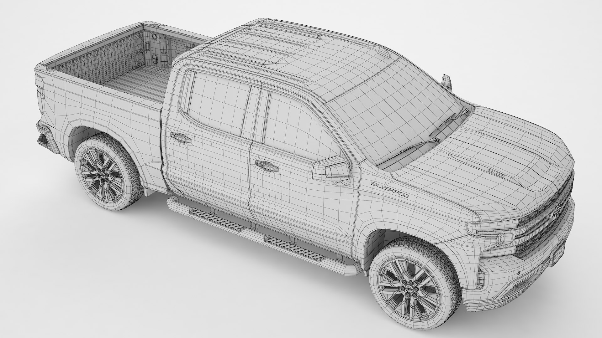 3D Chevrolet Silverado 1500 RST 2021 04 Model - TurboSquid 2281665