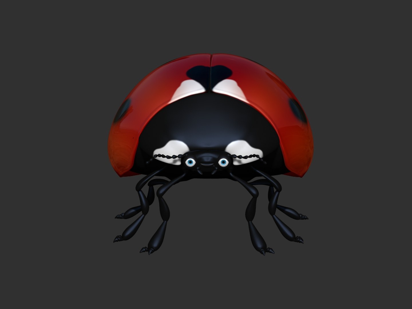 Cartoony Lady Bird 3D Model - TurboSquid 1305268