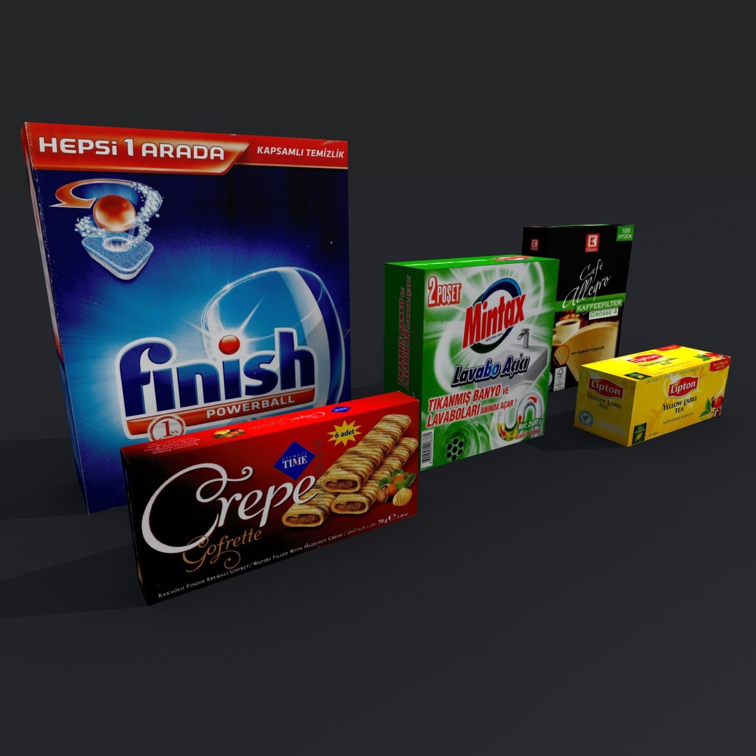 products 3d model