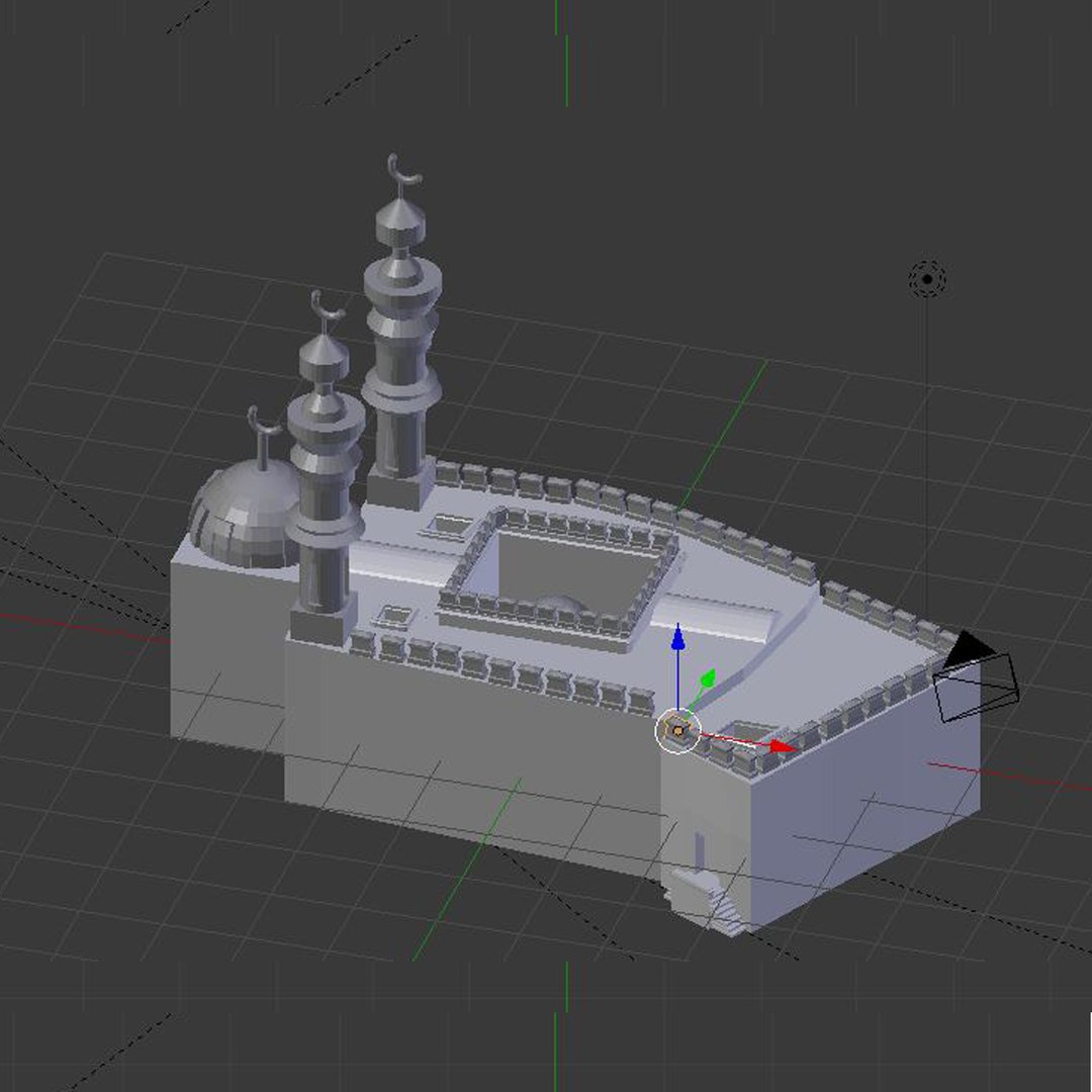 3D Mosque Sultan Hassan Model - TurboSquid 1195103