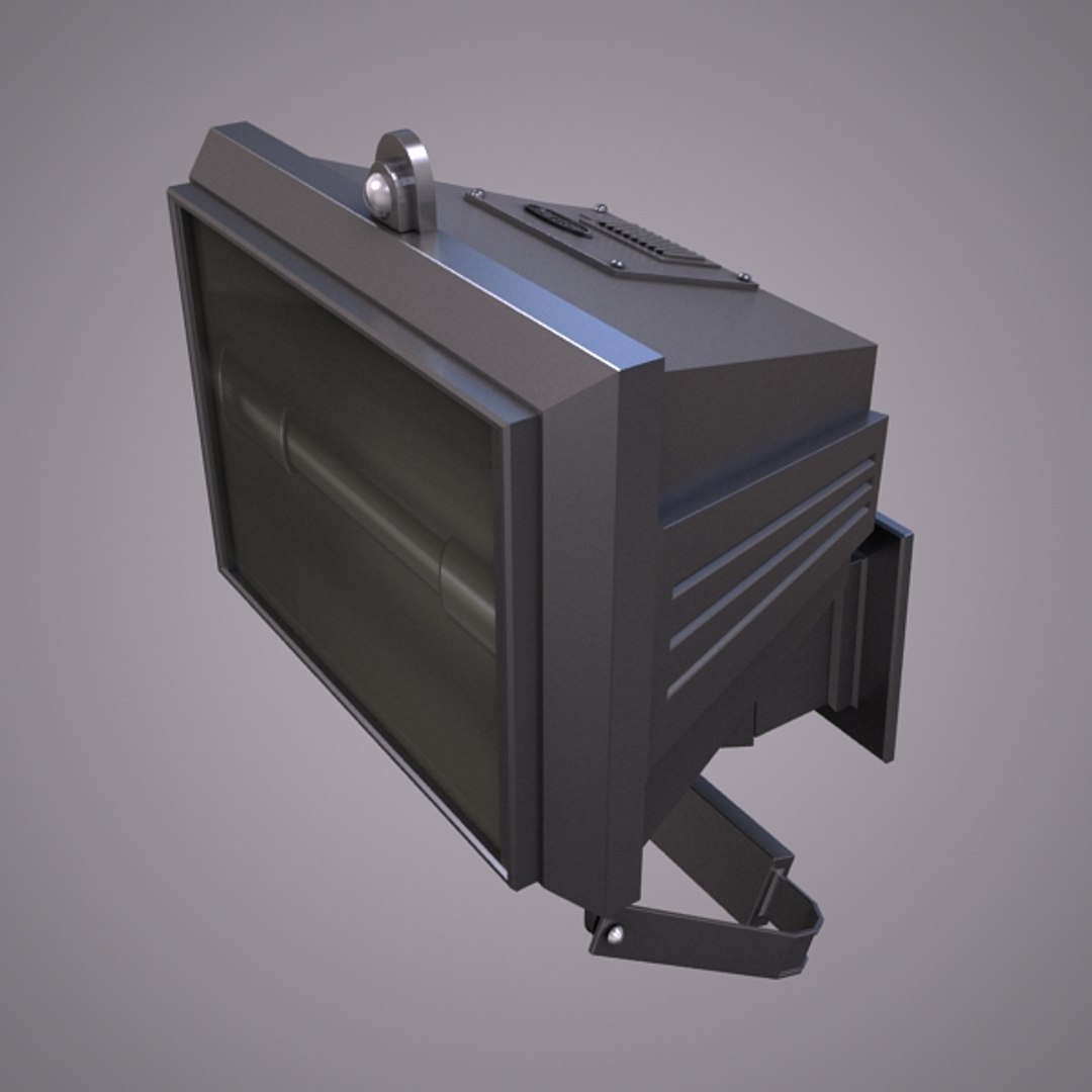 3d Exterior Floodlight Security Light