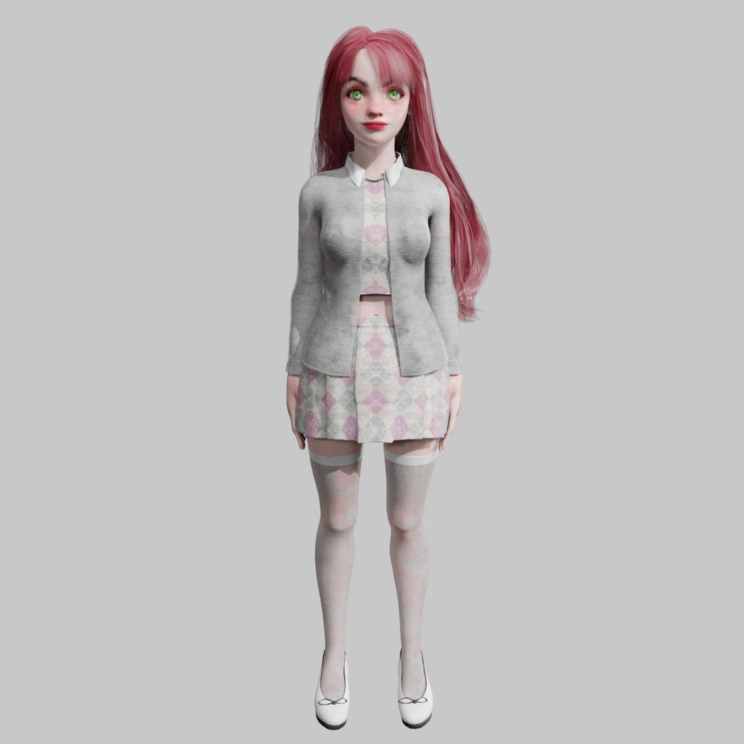 Sweet Basic Woman V43434 3D Model - TurboSquid 2283777