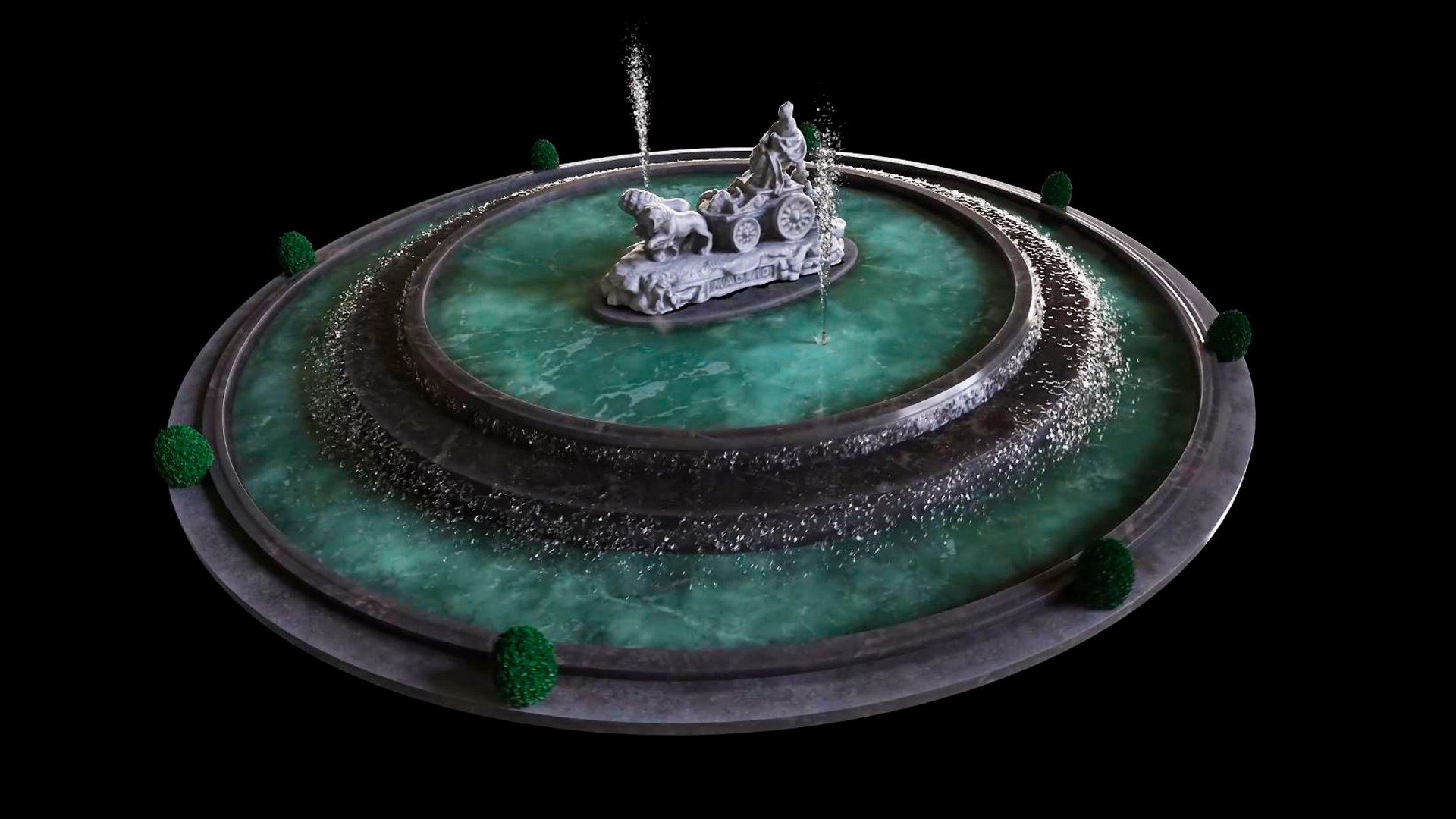 3D Cibeles Fountain Madrid Model - TurboSquid 2261804