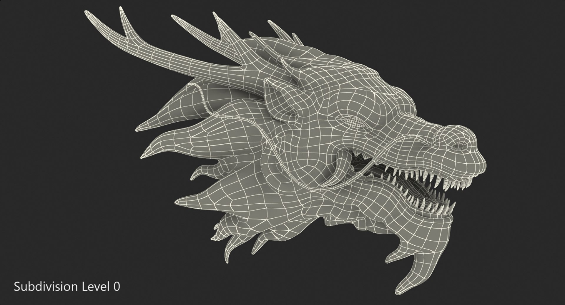 3D Model Chinese Dragon Head - TurboSquid 1377921
