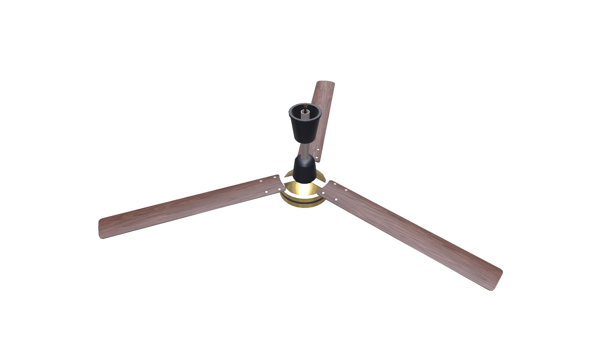 Ceiling Fan Low-poly PBR 3D - TurboSquid 2072752