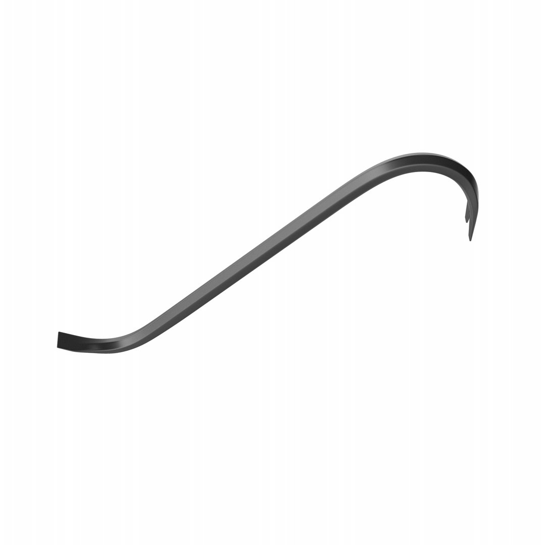 3D Crowbar Dark Metal - TurboSquid 1831809