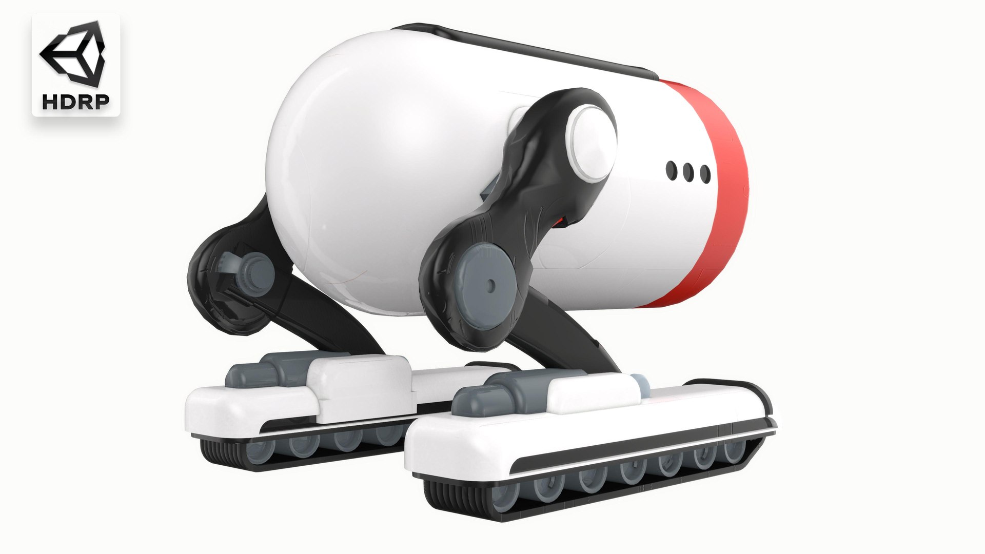 Detailed Robot Caterpillar 3d Model Unity Hdrp Model - TurboSquid 2211488