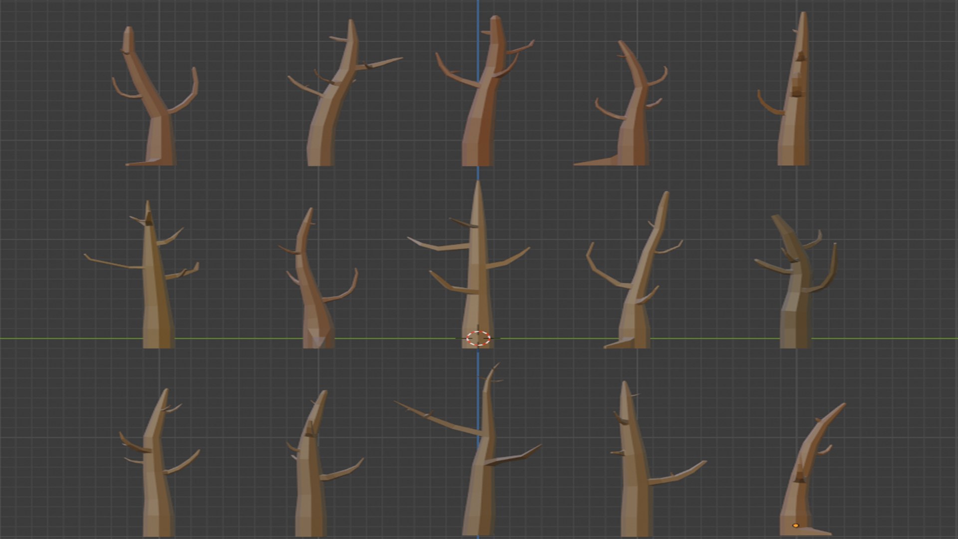 3D LowPoly Trees - 100 Pack - TurboSquid 1845546