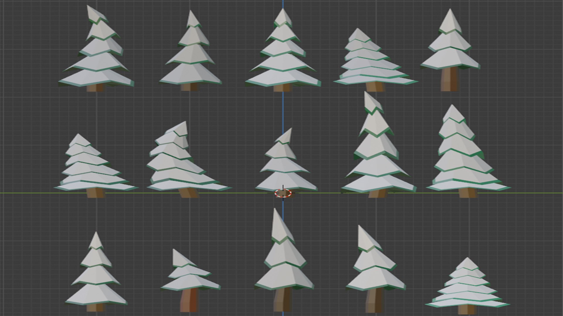 3D LowPoly Trees - 100 Pack - TurboSquid 1845546