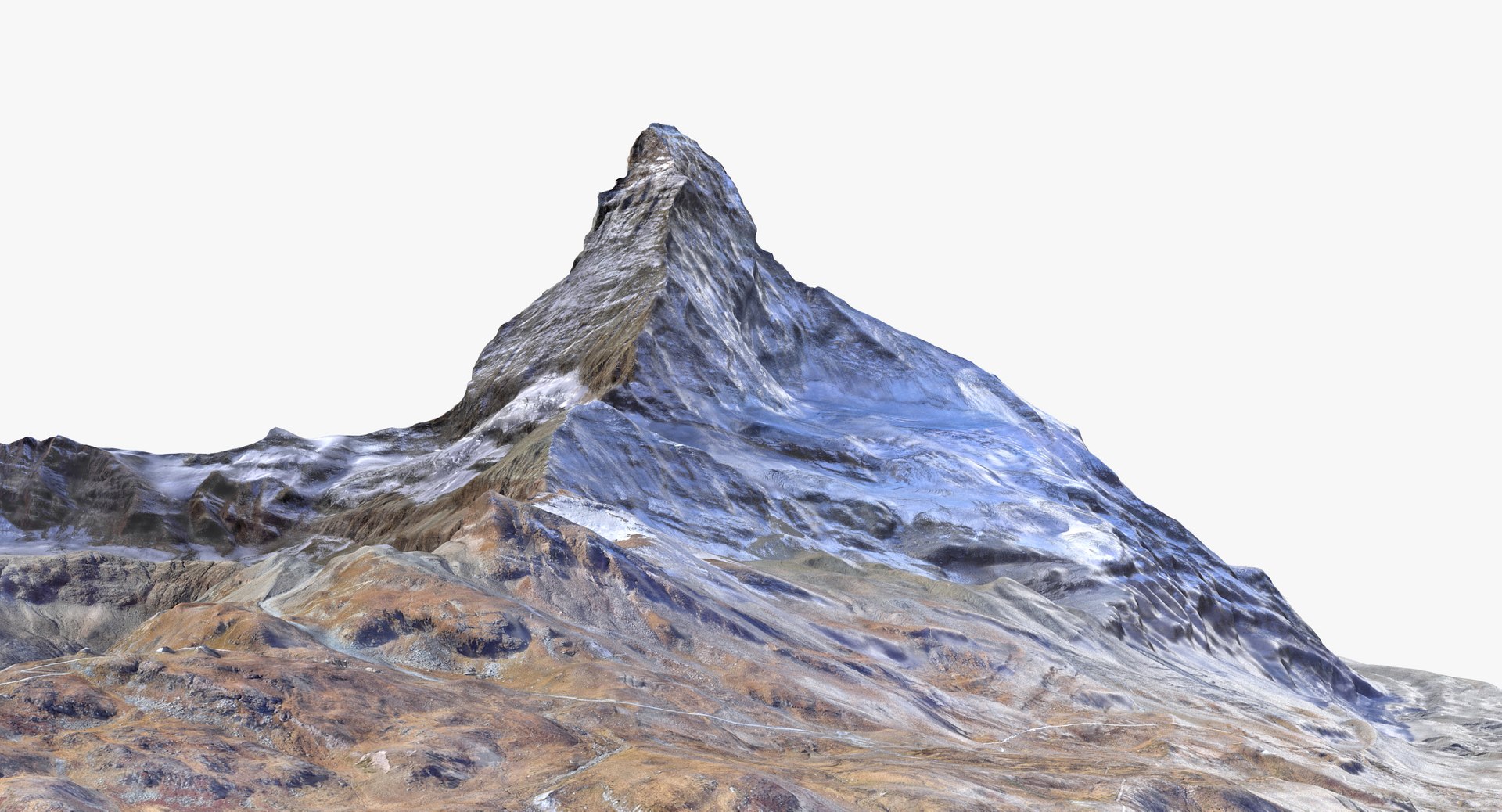 Matterhorn Mount Area 3D Model - TurboSquid 1457976