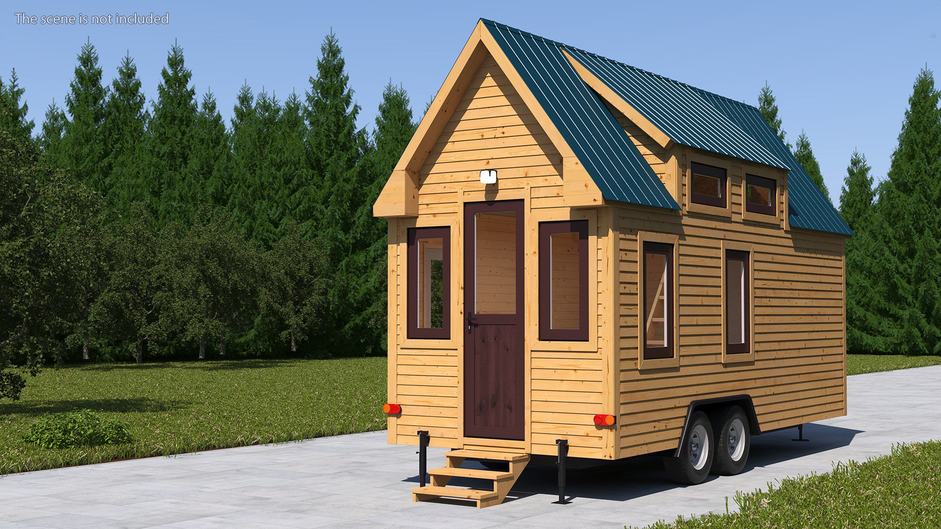3D model Tiny House Rigged for Maya - TurboSquid 2167817