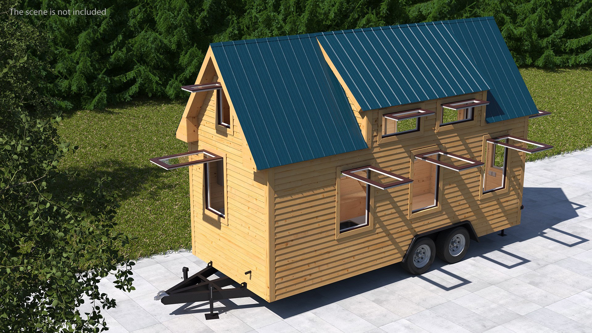 3D model Tiny House Rigged for Maya - TurboSquid 2167817