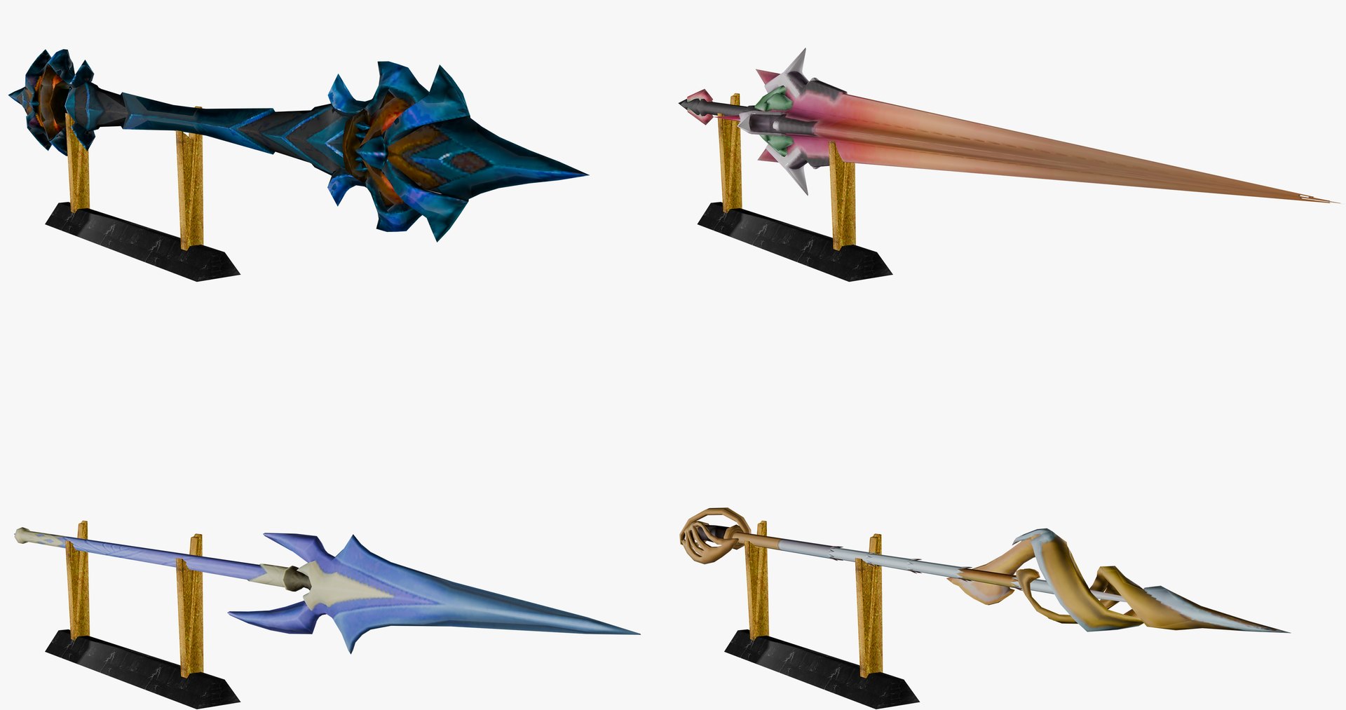 3D 20 STYLIZED SPEAR MODELS PACK 1 - LOW POLY - TurboSquid 2198022