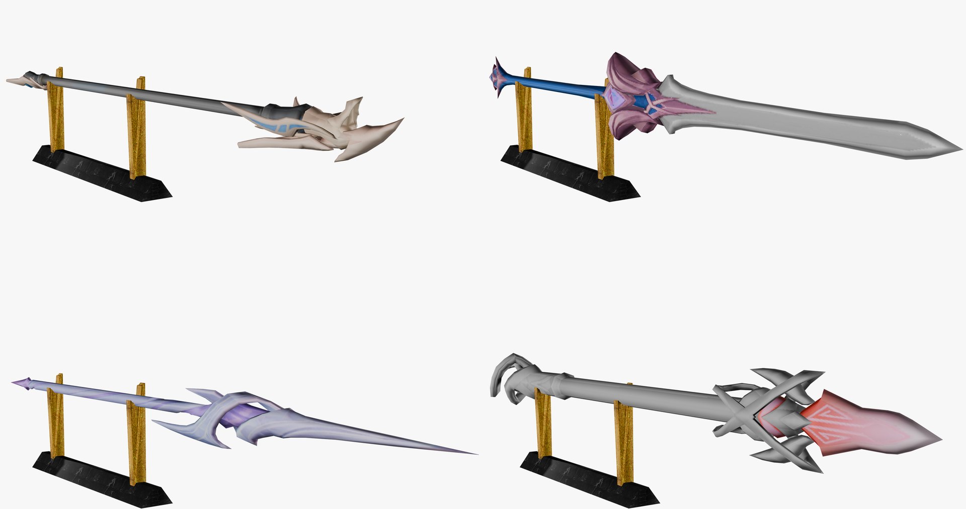 3D 20 STYLIZED SPEAR MODELS PACK 1 - LOW POLY - TurboSquid 2198022