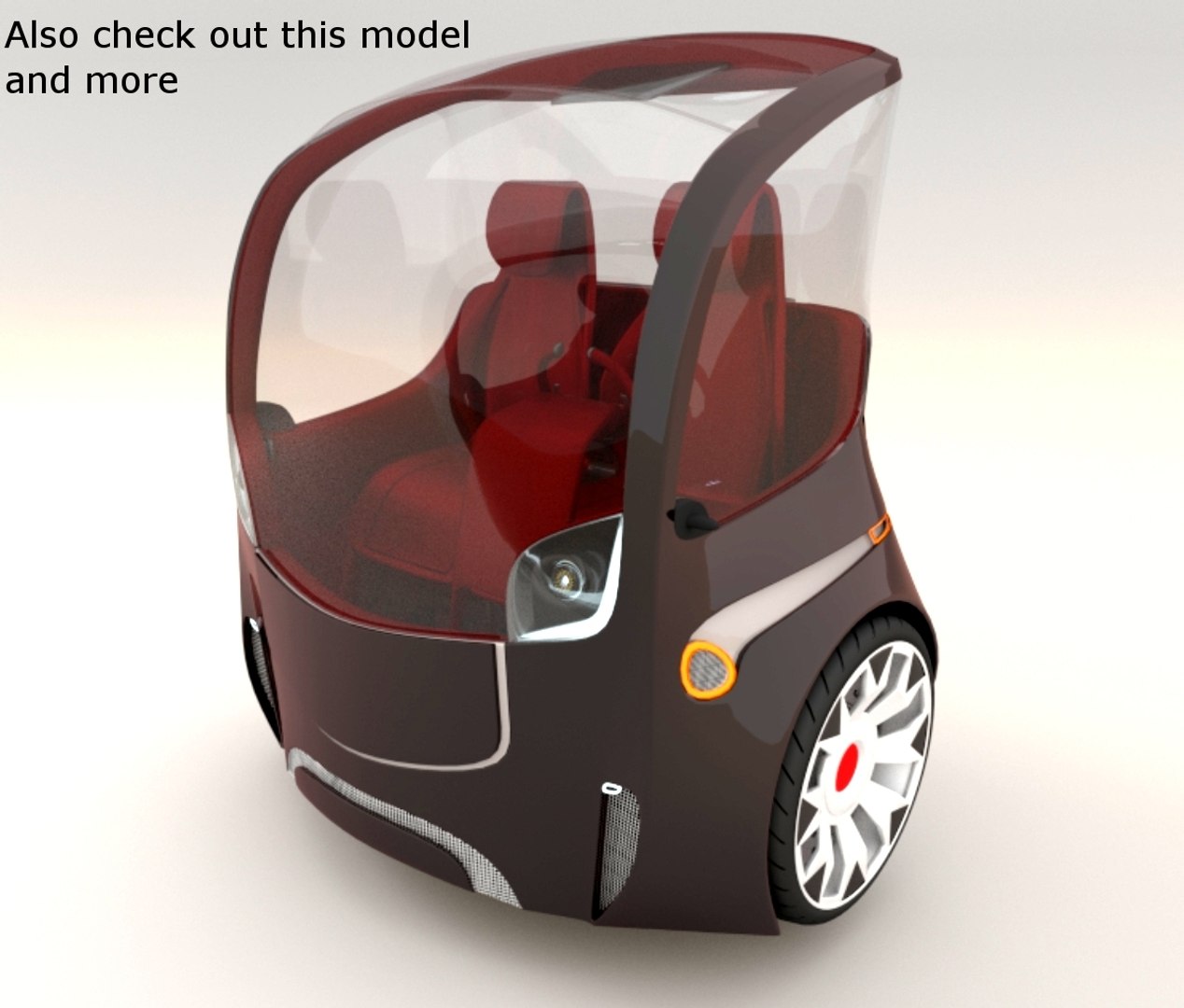 3d Electric Concept Car 1