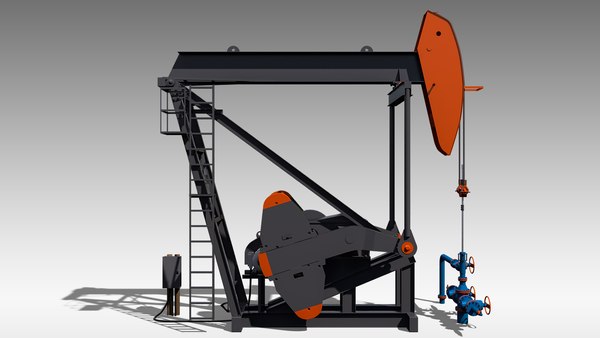 3D pumpjack pump jack - TurboSquid 1681110