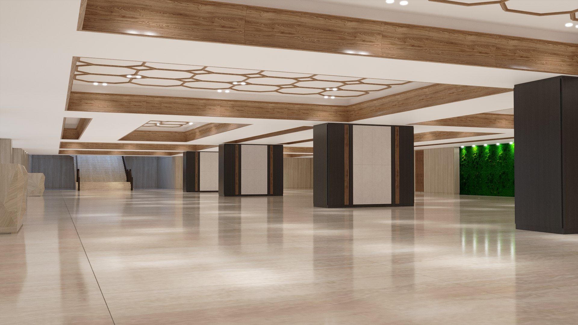 Entrance Hall Of Building Model - TurboSquid 2221303