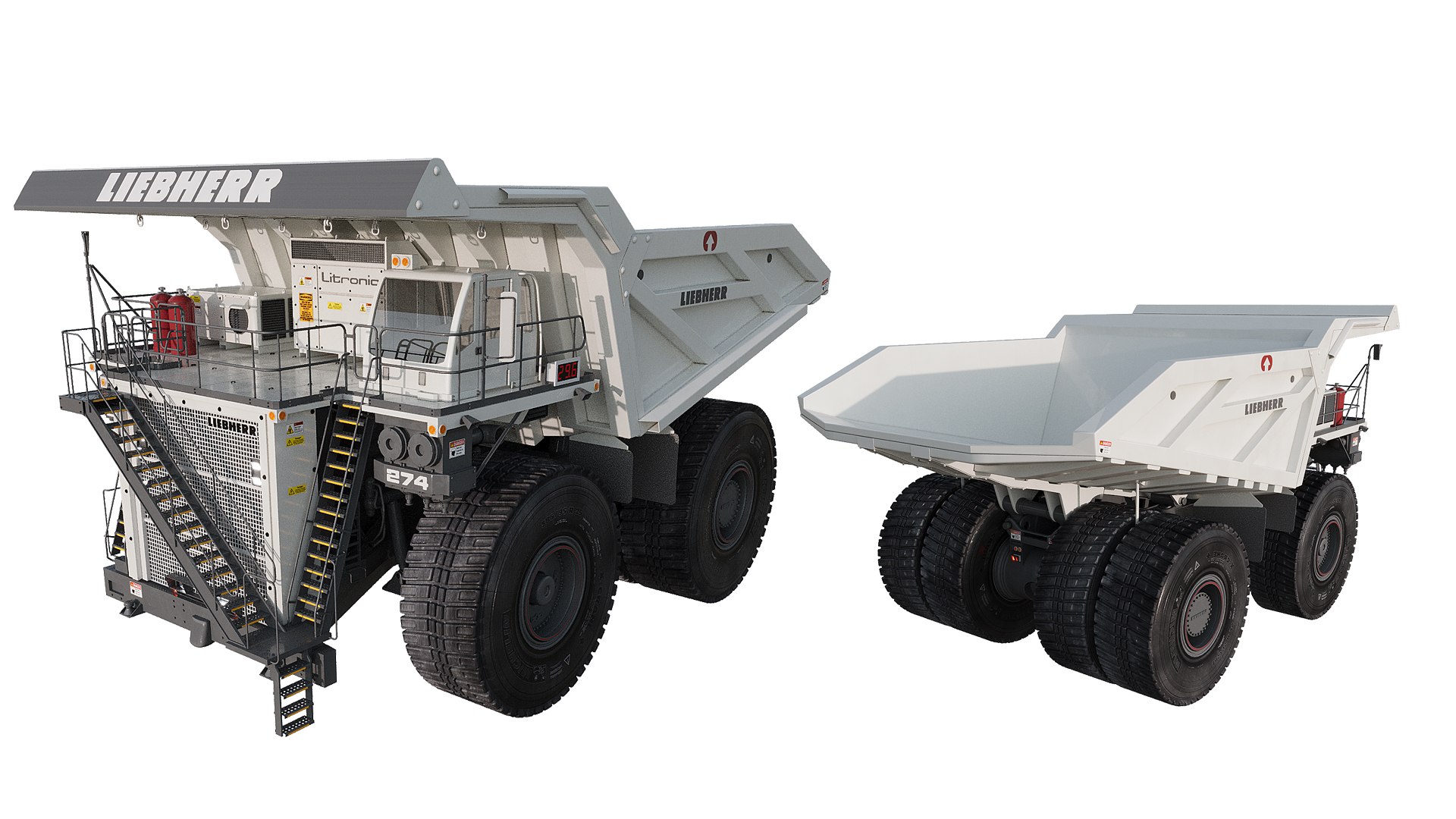 LIEBHERR T 274 Mining Truck 3D Model - TurboSquid 2201702