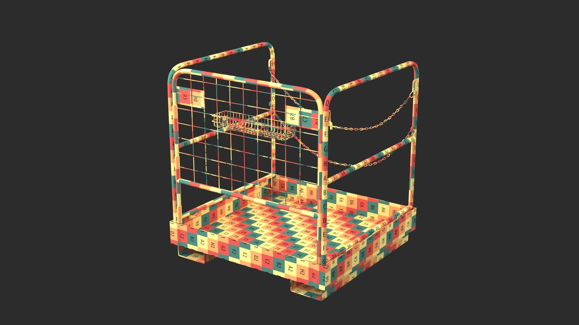 3D Forklift Cage Model - TurboSquid 2000171