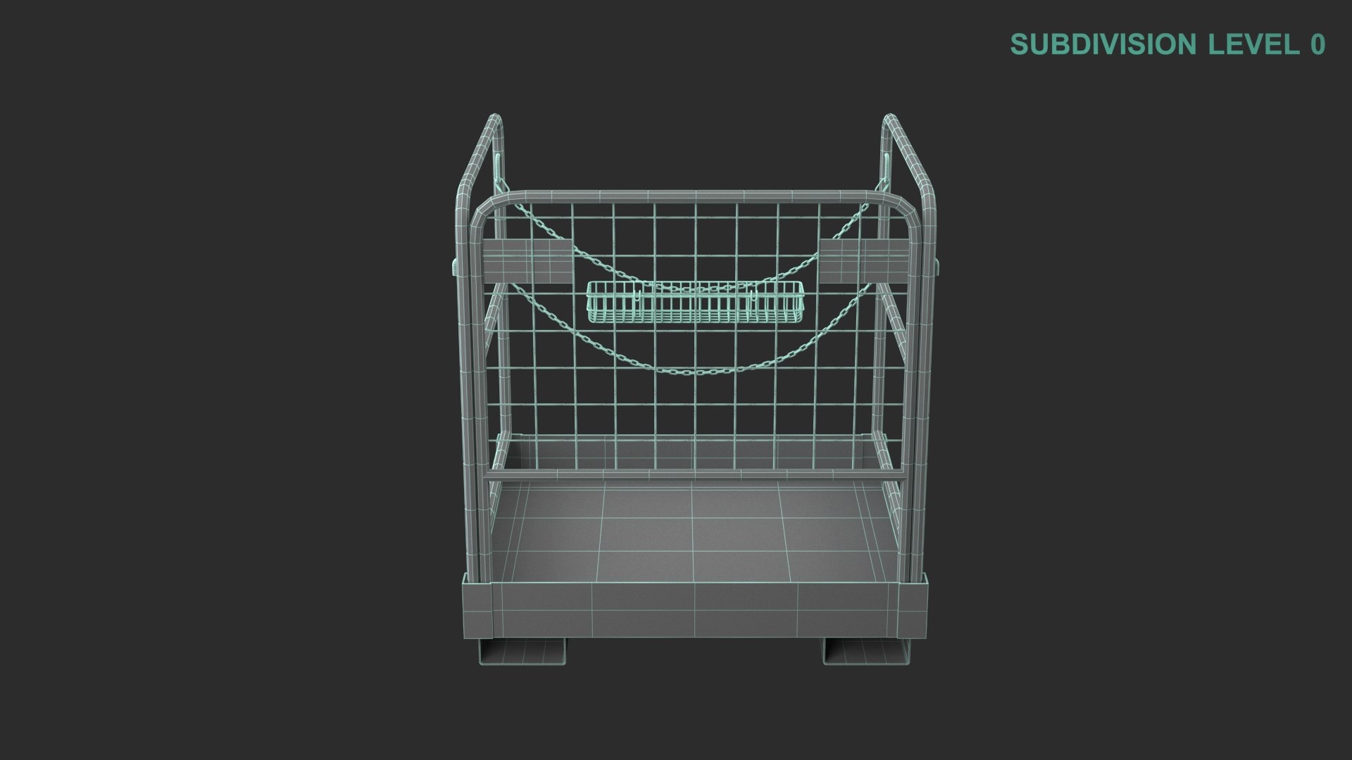3D Forklift Cage Model - TurboSquid 2000171