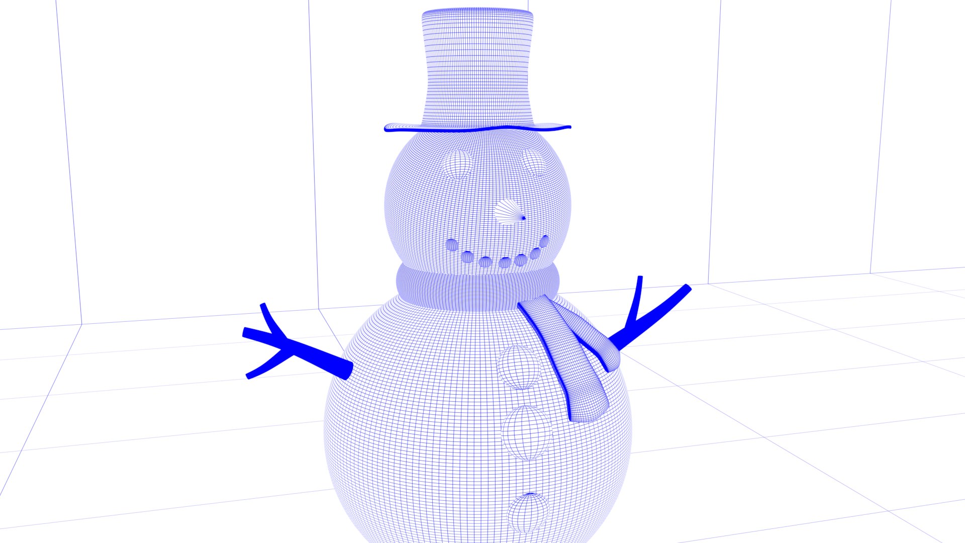3D Snowman - TurboSquid 2006415