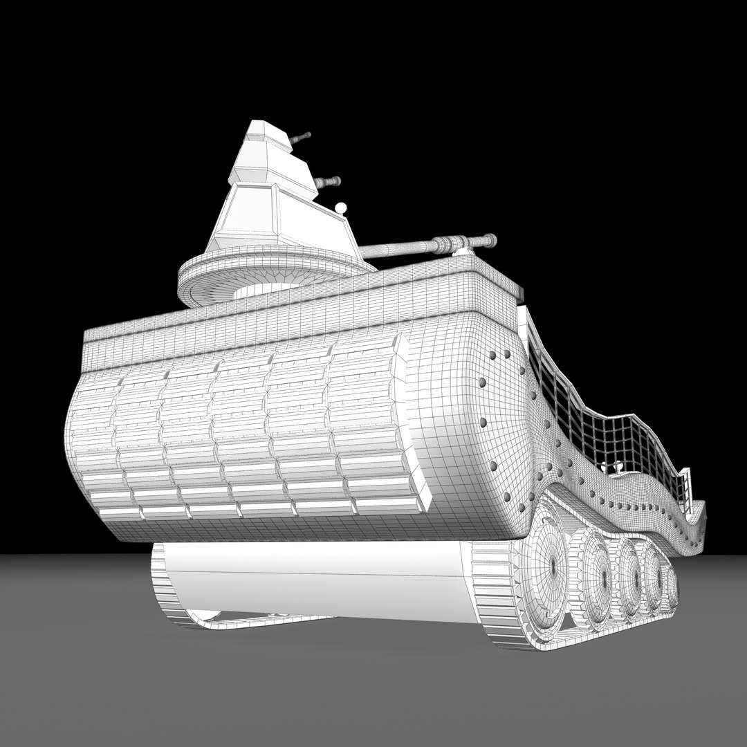 Scifi Smooth Tank 3D Model - TurboSquid 1222186