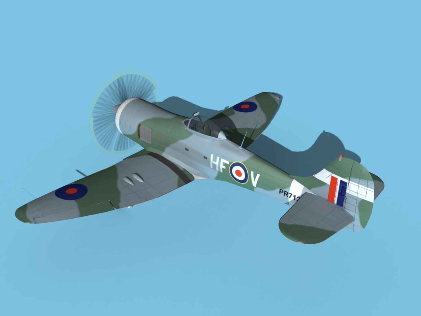 3D Propeller Hawker Tempest - TurboSquid 1489297