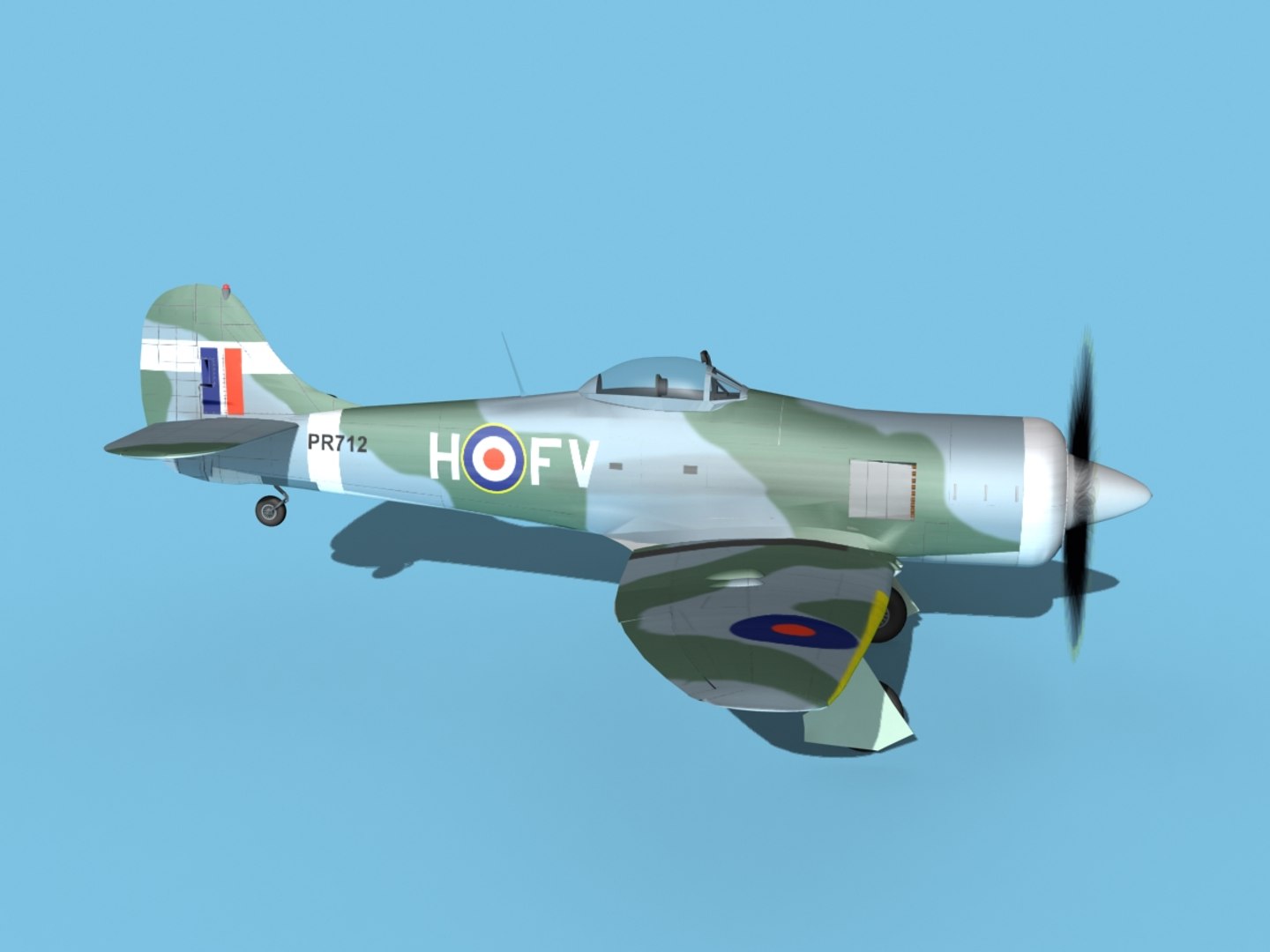 3D Propeller Hawker Tempest - TurboSquid 1489297